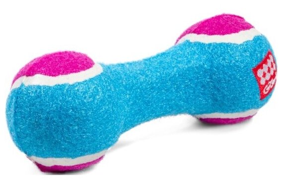 Игрушка для собак Gigwi Dog Toys Гантеля с пищалкой средняя 18 см.