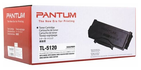 Картридж лазерный PANTUM (TL-5120P) BP5100DN / BP5100DW / BM5102ADN, оригинальный, ресурс 3000 страниц