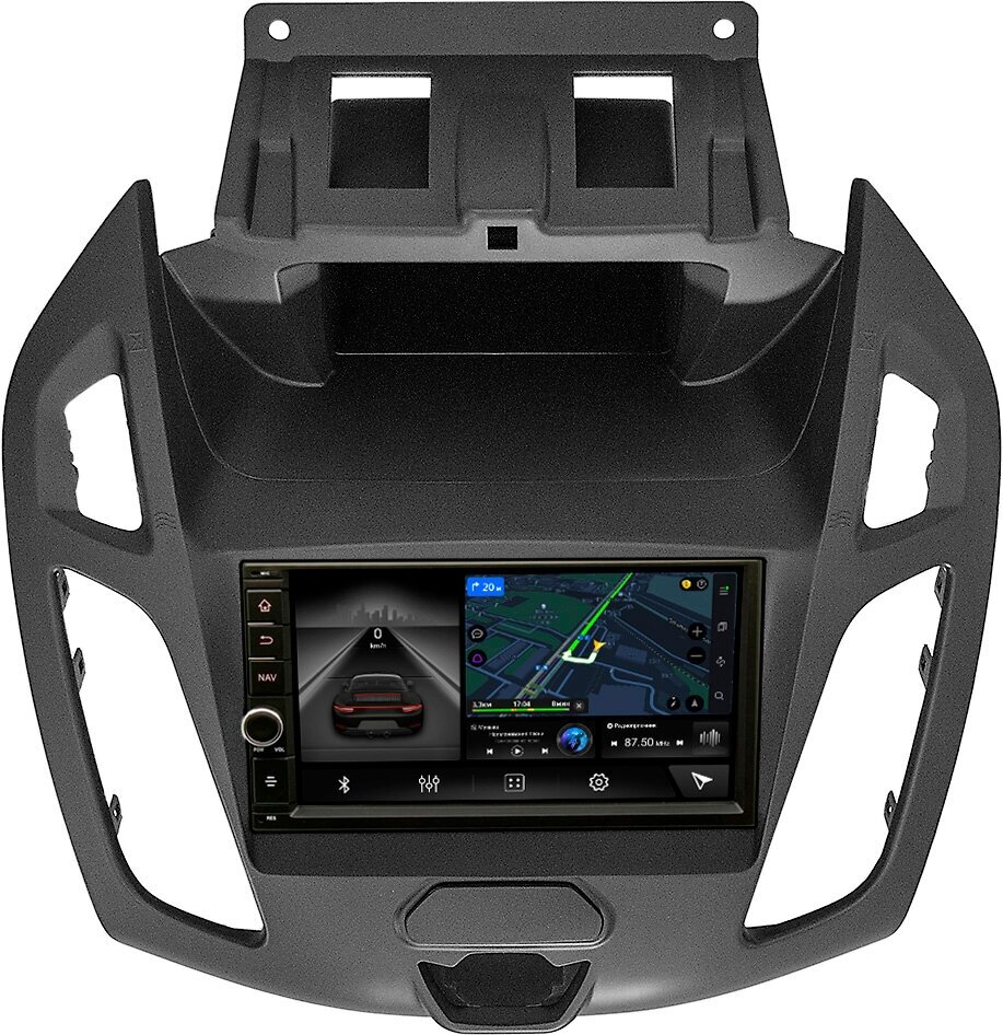 Штатная магнитола Ford Tourneo Connect 2, Transit Connect 2 2012-2018 Canbox GTR056-RP-11-615-484 Android 10 (4/64, DSP, IPS, Carplay) С крутилкой