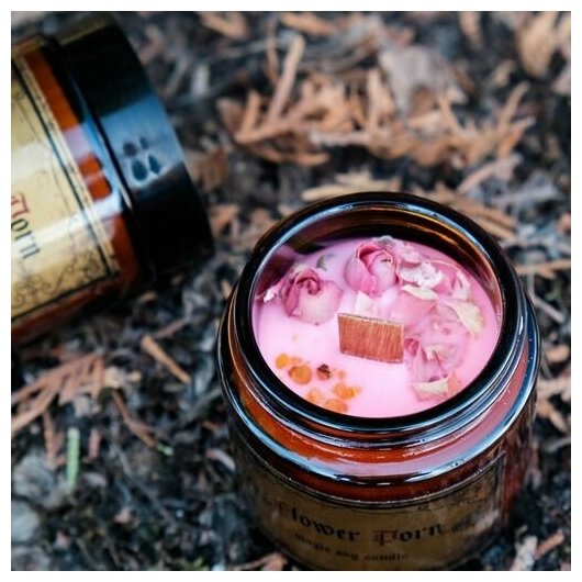 Свеча в баночке Flower porn