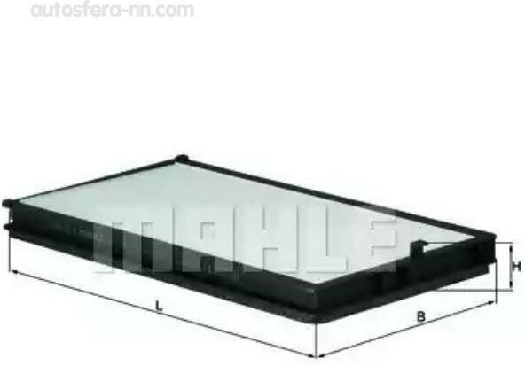 MAHLE LA177 фильтр салона!\ BMW E34/E32 all 88-97