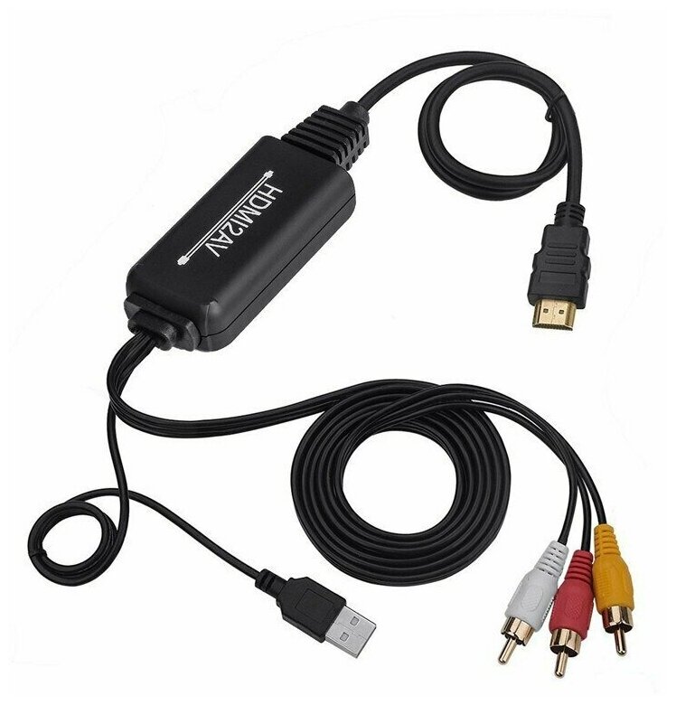 Конвертер-переходник из HDMI в AV (HDMI2AV)