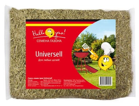 Семена газонной травы Универсальная UNIVERSELL GRAS 0,3кг
