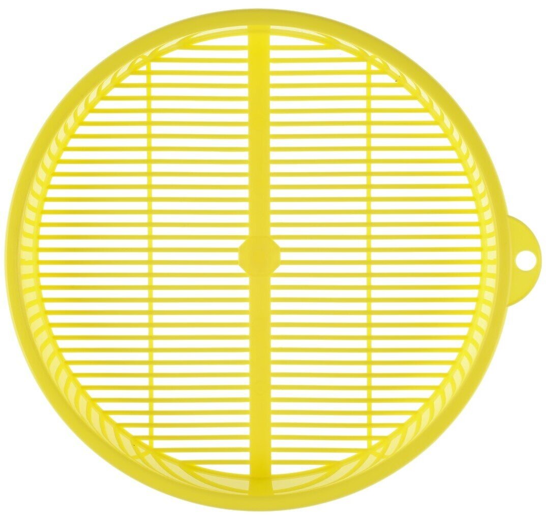 Сито MARJUKKA, для переборки ягод, пластик, диаметр 30см, желтое