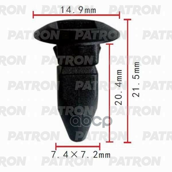 Фиксатор ластиковый (аковка 1шт) Audi, Ford, Porsche, Seat, Skoda, Volkswagen рименяемость: защита PATRON арт. P370227A