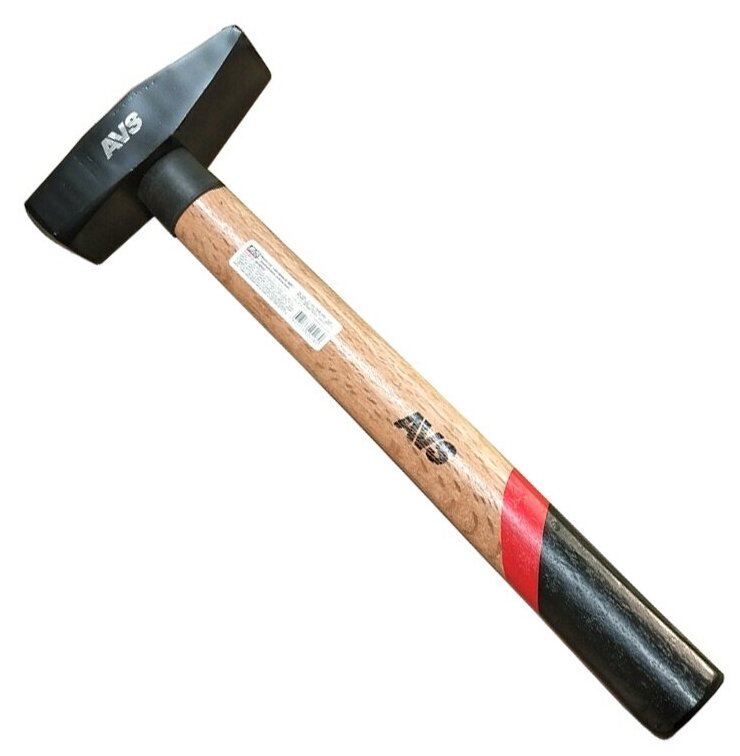 Молоток 0,8 кг ручка деревянная AVS