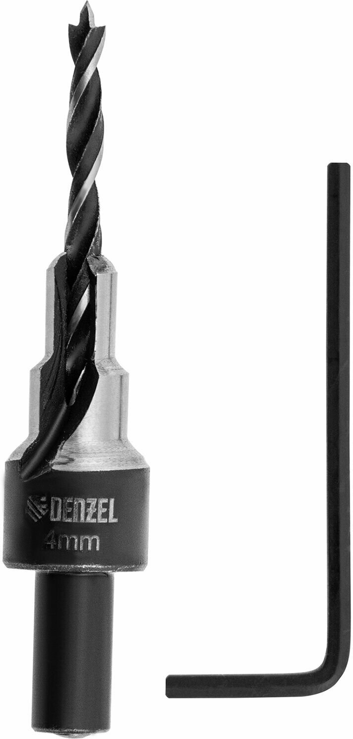 Сверло-зенкер под конфирмат, 4 мм Denzel 704204