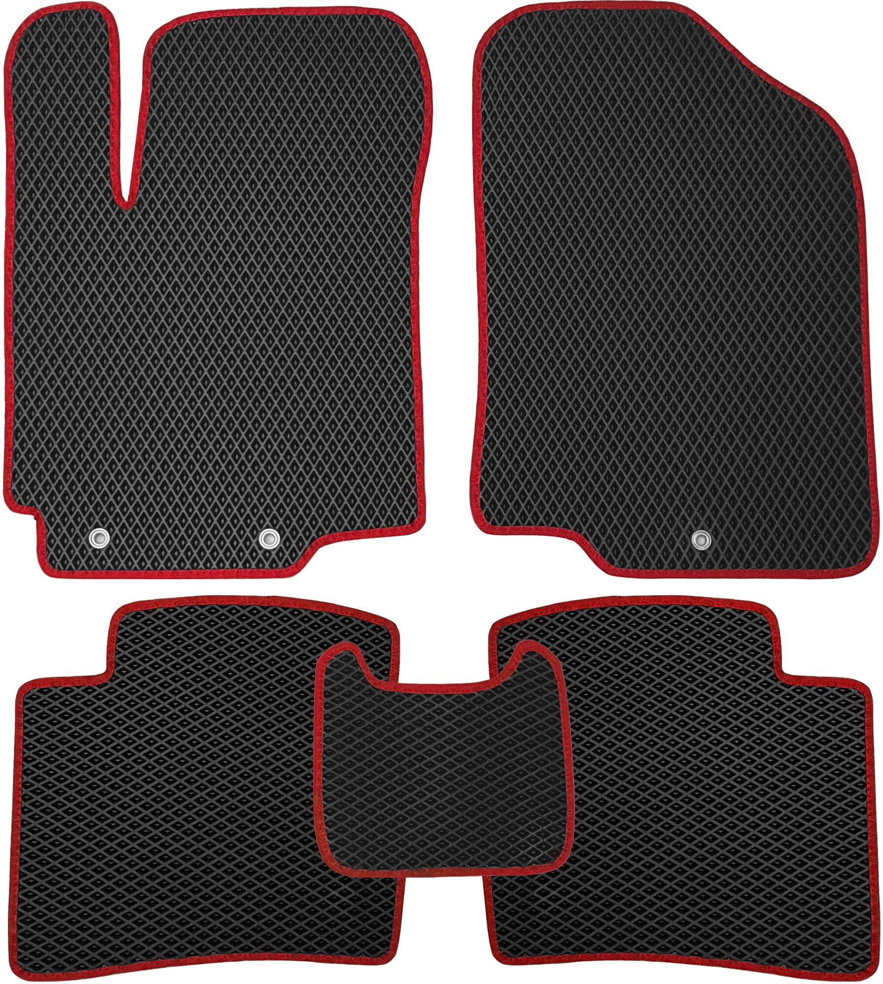 EVA (ЕВА) коврики для Kia Rio IV 2017 - 2021 в салон EVAGoods