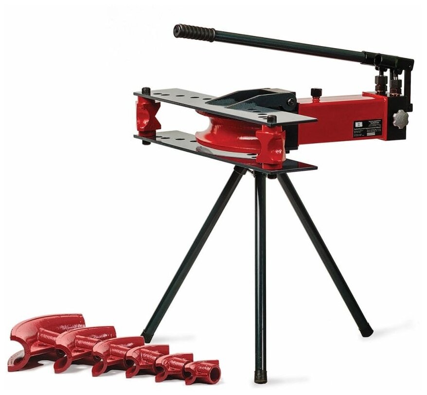 Ручной гидравлический трубогиб BREXIT B‑Bend 2 3110002, стальная конструкция, угол гиба девяносто градусов.