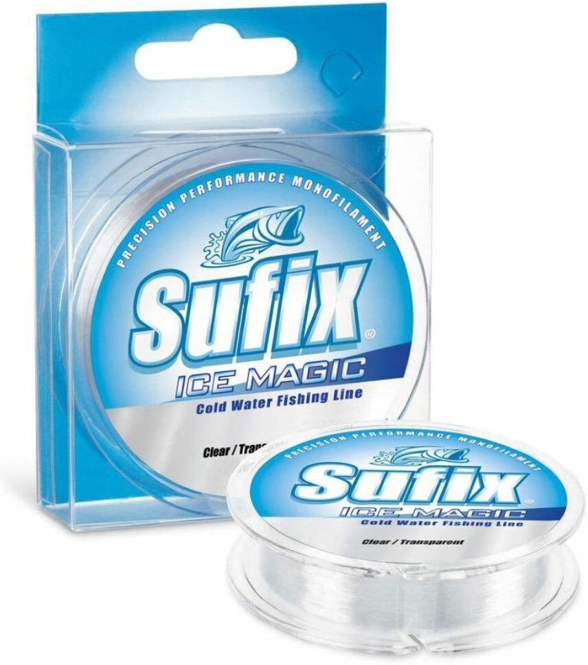 Леска Sufix Ice Magic прозрачная 50м 0.115мм 1,8кг