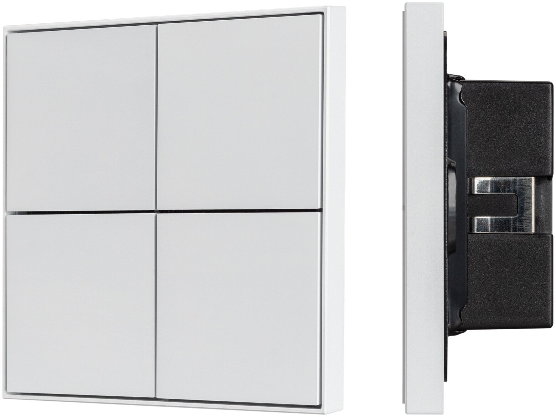 INTELLIGENT ARLIGHT Кнопочная панель KNX-304-23-IN White (BUS, Frame) (IARL, IP20 Металл, 2 года)