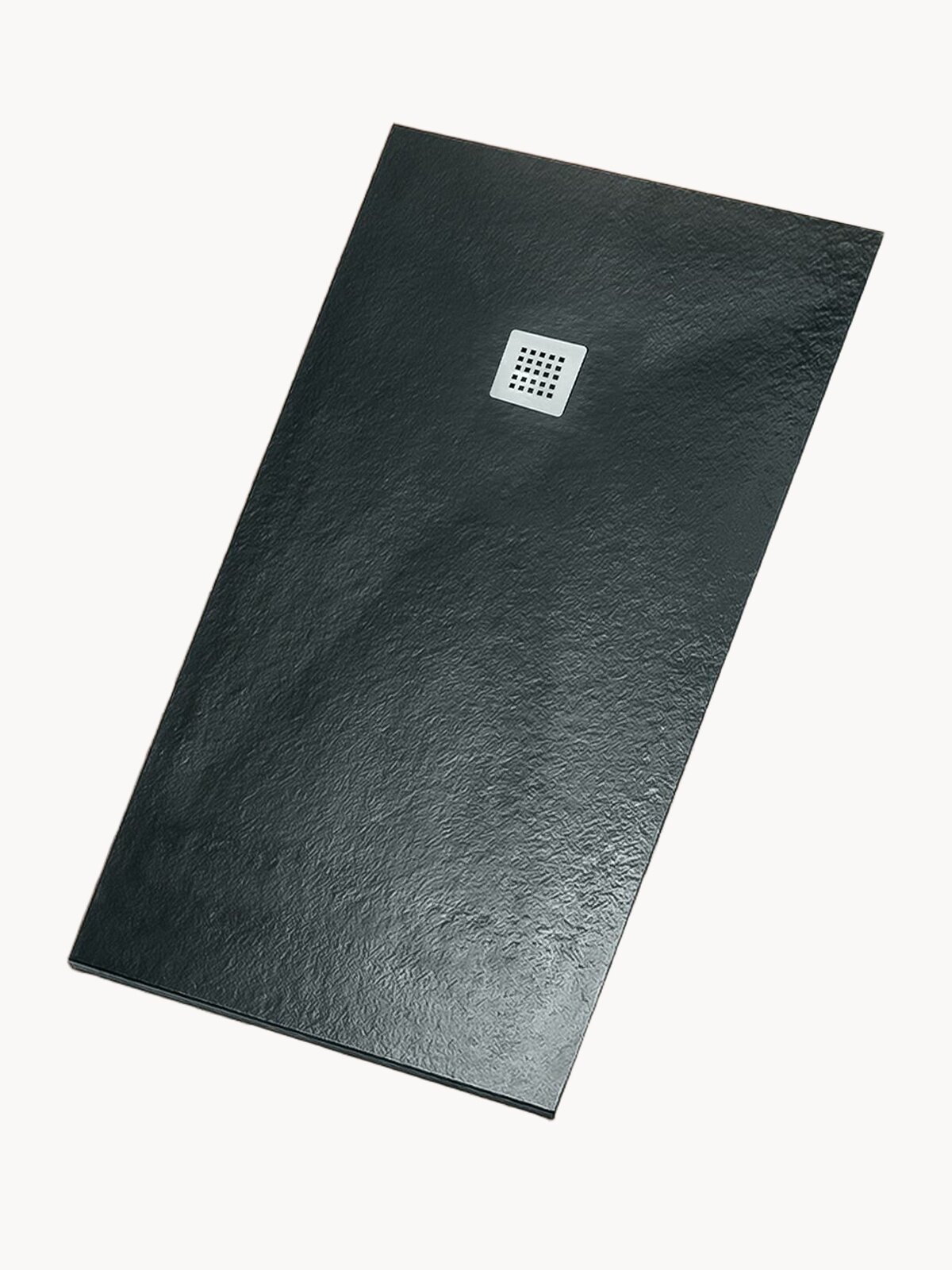 Поддон для душа 120х80 см, IDEAL STONE, серый искусственный камень