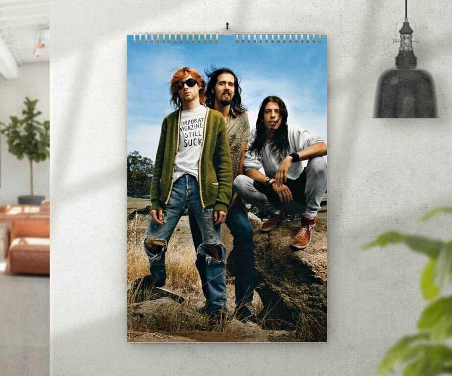 Календарь перекидной Nirvana, Нирвана №29