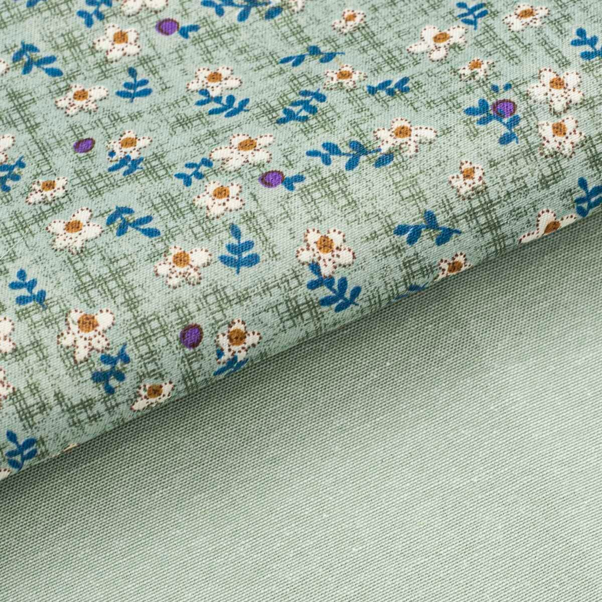 Набор тканей для рукоделия SOVUSHKA 1202, полиэстер, 2 шт (упак) (50*70см / 50*50см) (1202-3/511-А4 мята)