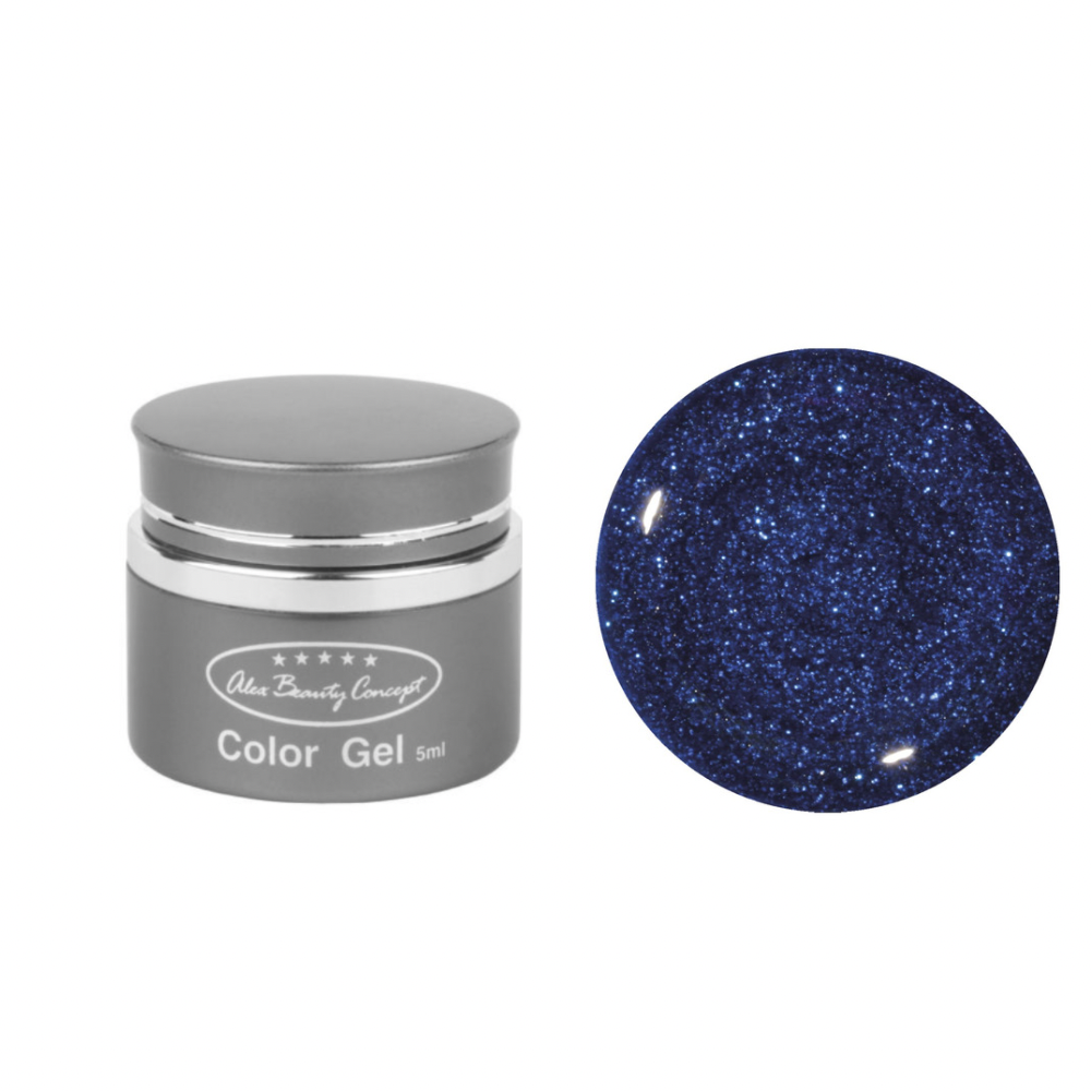 Alex Beauty Concept Гель для ногтей Srardust "Звездная пыль", 5 мл, цвет синий 60069
