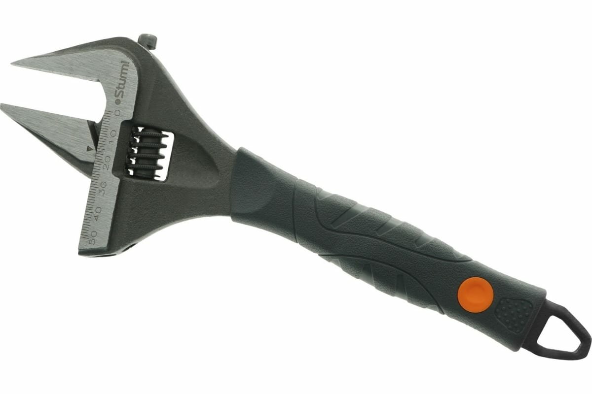 Sturm разводной ключ 250 мм обрезиненная рукоятка 1045-11-250 для сантехники и монтажа