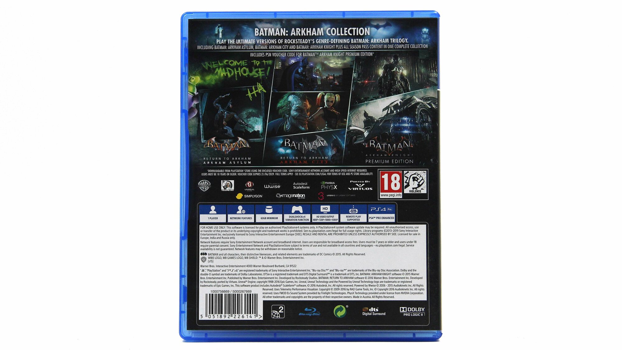 Batman Arkham Collection (PS4/PS5, RU) — фото 1