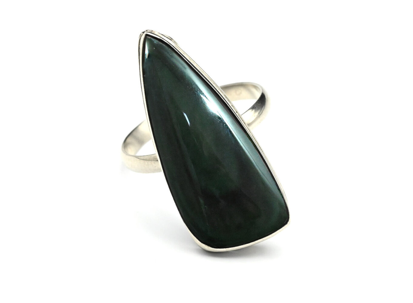 Кольцо, обсидиан