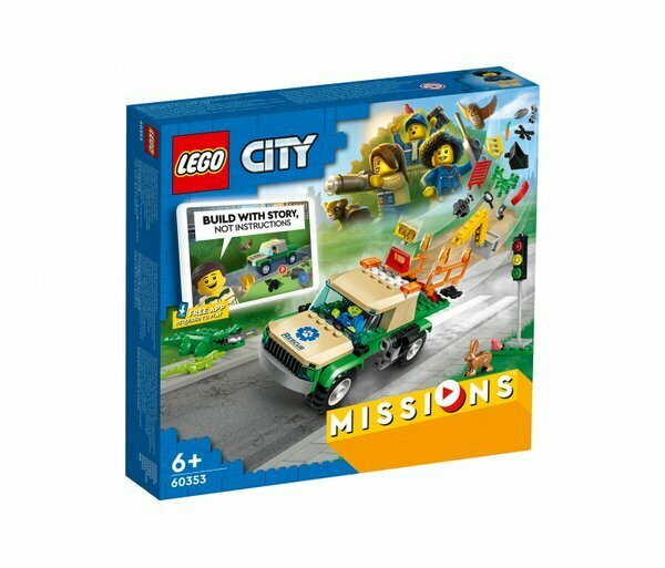Конструктор LEGO City 60353 Миссии по спасению диких животных