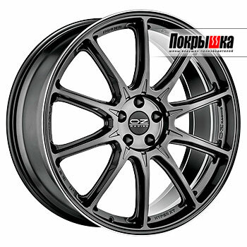 Диски литые OZ Hyper XT HLT (Star Graphite Diamond Lip) 10.5х20/5х112 D79.0 ET41.0