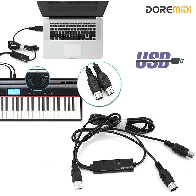USB MIDI кабель DOREMiDi MTU-10