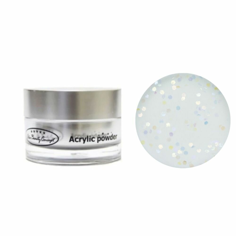 Alex Beauty Concept Цветная акриловая пудра, 5 гр, цвет белый 50053