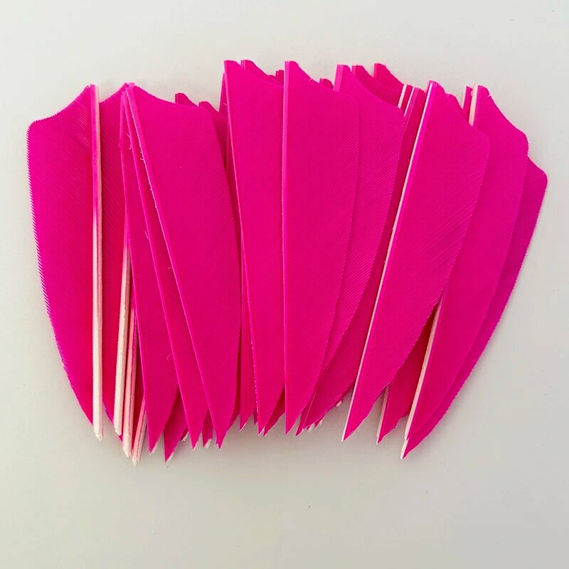 Правые перья для стрел 3 дюйма 50 шт Розовый, Pink