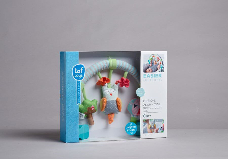 Музыкальная Дуга для Коляски Taf Toys Лесная Сова cо cветом 11875