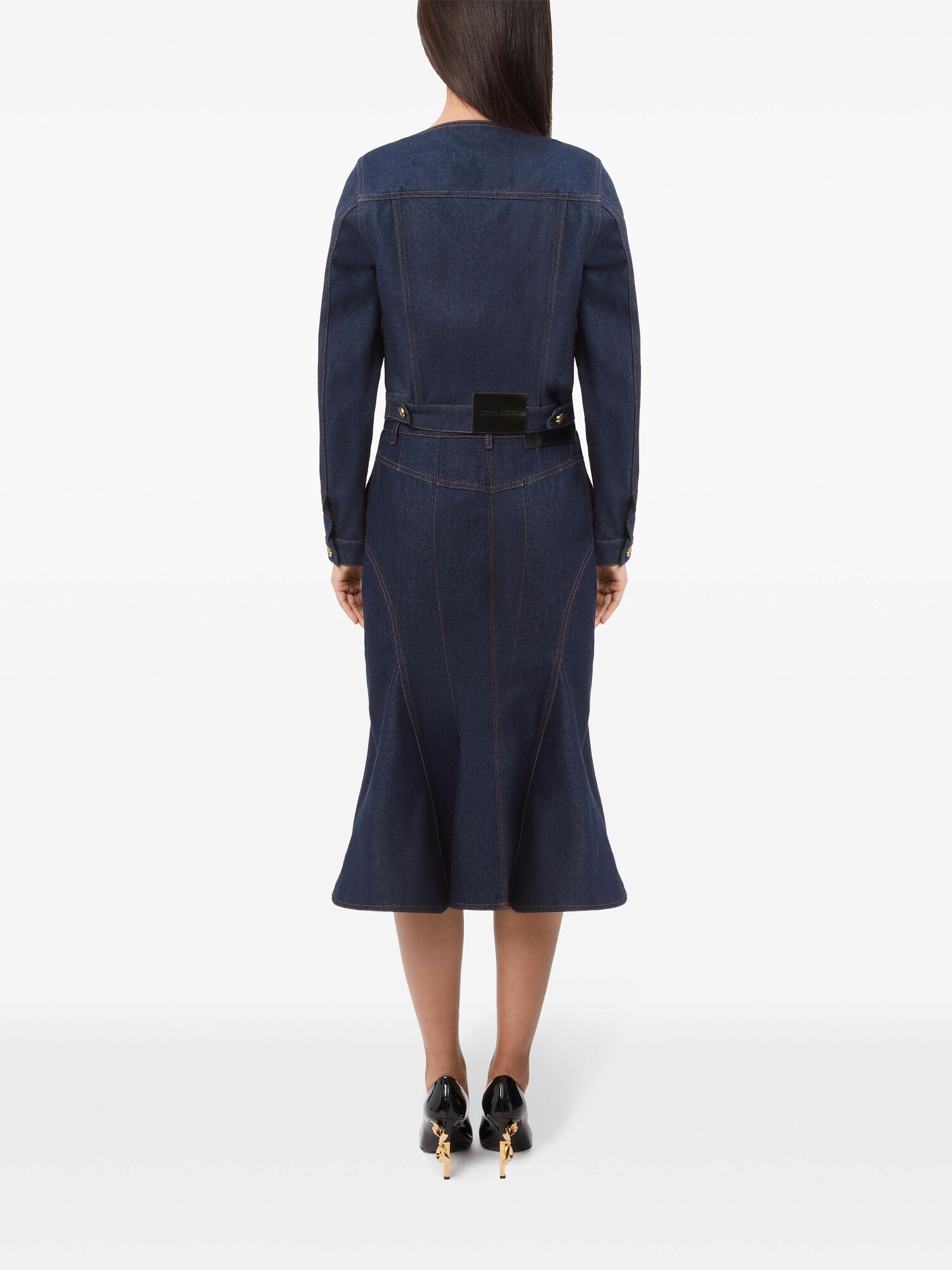 Юбка NINA RICCI, размер 42, синий — фото 1