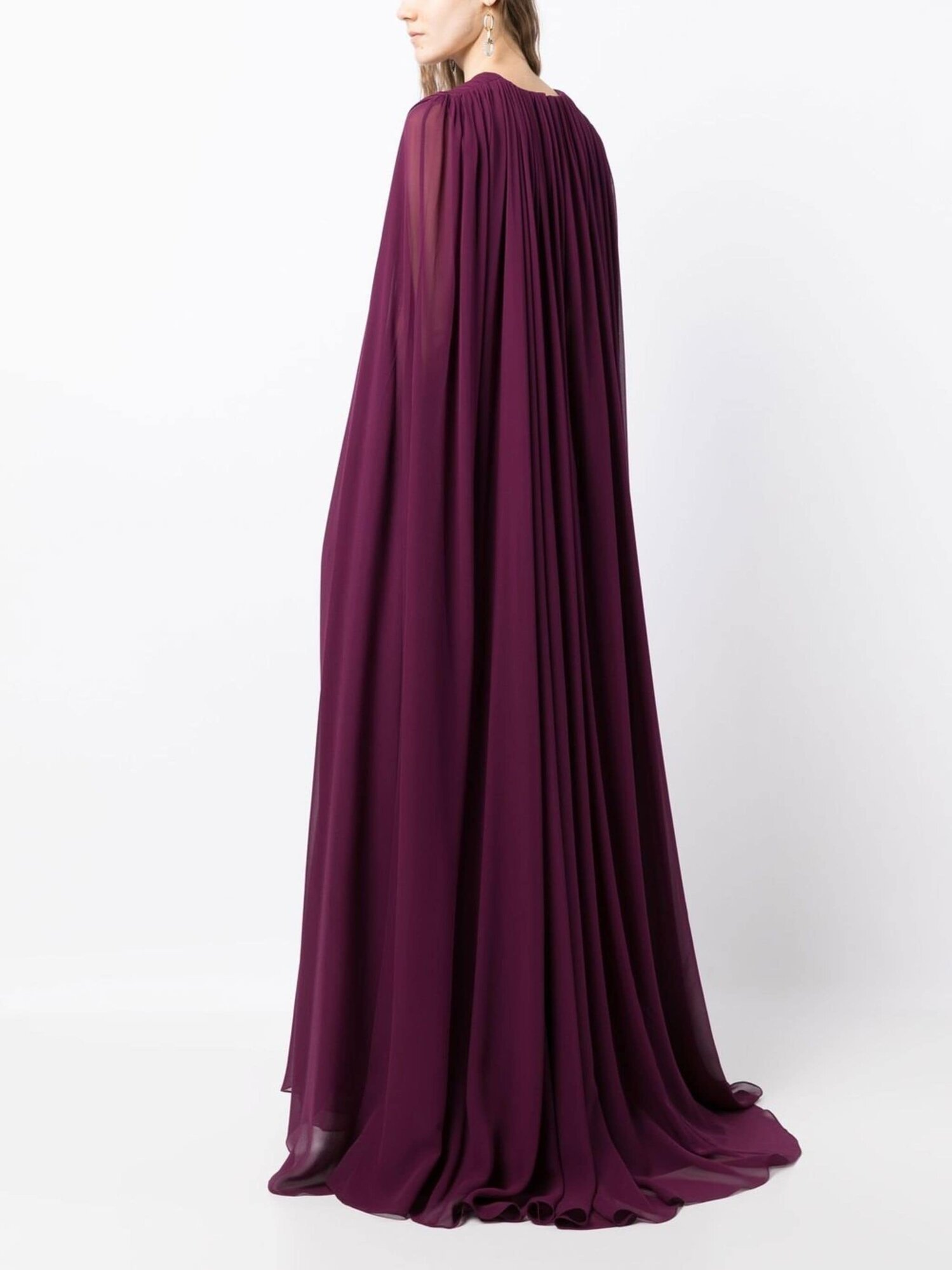 Накидка Elie Saab, размер 38, purple — фото 1