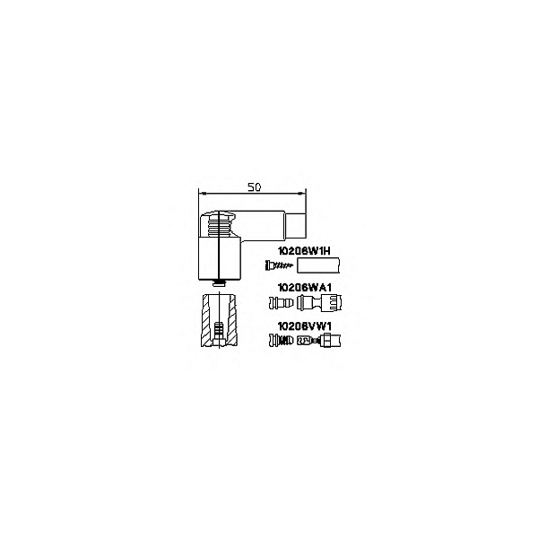 BREMI 10206vw1 (036035281A) наконечник в / в провода