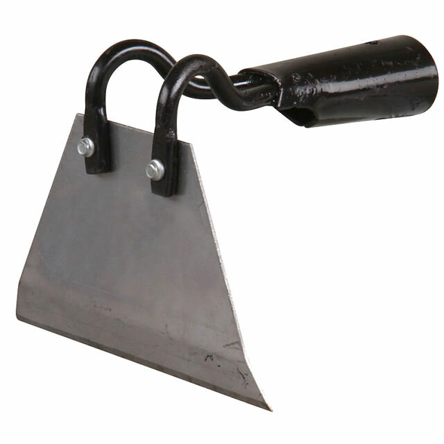 Мотыга трапеция 18 см стальная без черенка для обработки грунта садового участка
