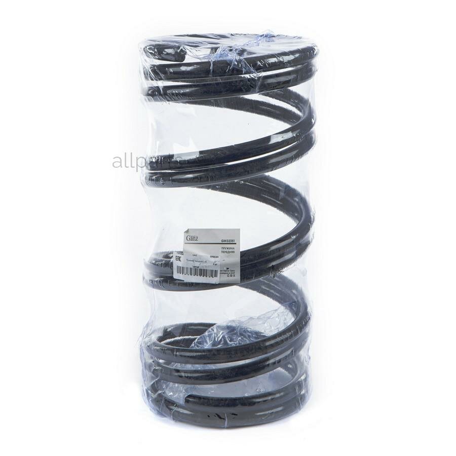 GANZ GIK02351 Пружина передняя L=R для HYUNDAI Tucson 8.2004-/KIA Sportage 9.2004-6.2010 GANZ GIK02351