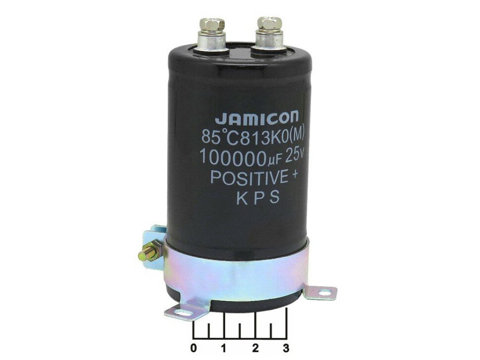 Конденсатор электролитический ECAP 100000 мкФ 25В 100000/25V 5190 85С (KPS)
