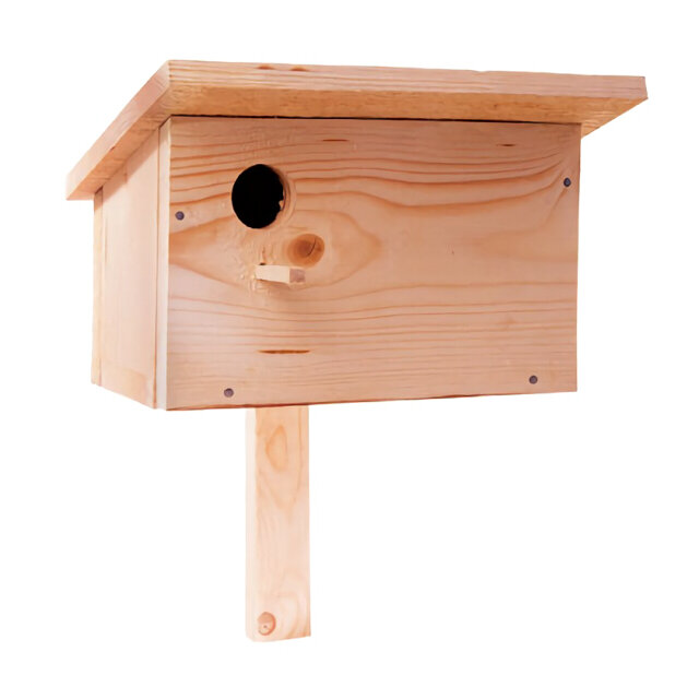 Трясогузочник деревянный 300х160х210 мм садовая кормушка для птиц из древесины
