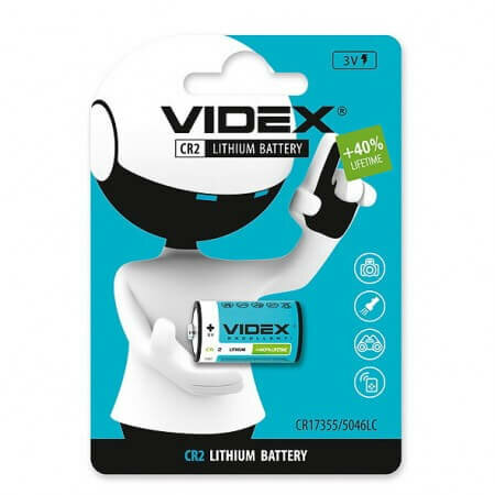 Литиевая Li-Ion батарейка 3V типоразмера CR2. Специализированные батарейки для фотоаппаратов и других электроинструментов