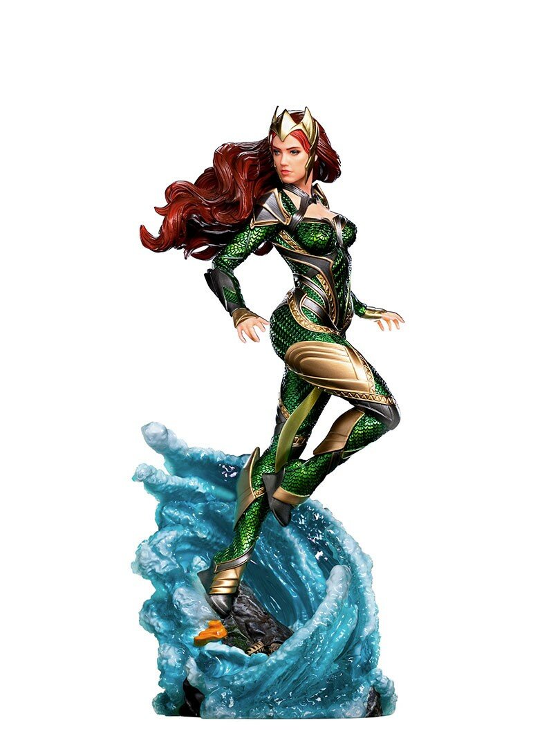Коллекционная фигурка Iron studios 1/10 DC Comics: Zack Snyder's Justice League - Mera (Айрон Студиос ДС Комикс: Лига Справедливости Зака Снайдера - Мера, 18 см)