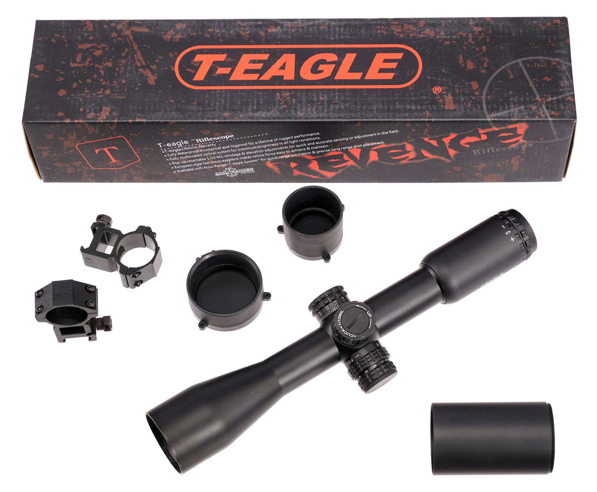 Оптический прицел T-Eagle SR 10x44 SF IR (30 мм, подсветка)