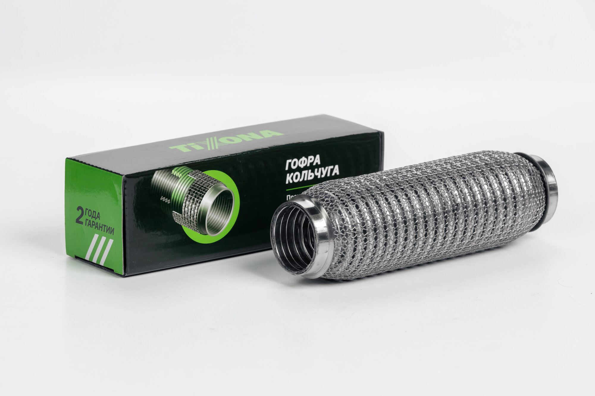 Гофра Кольчуга 40 200 (AISI 304 wire mesh interlock) TIXONA P40200WM