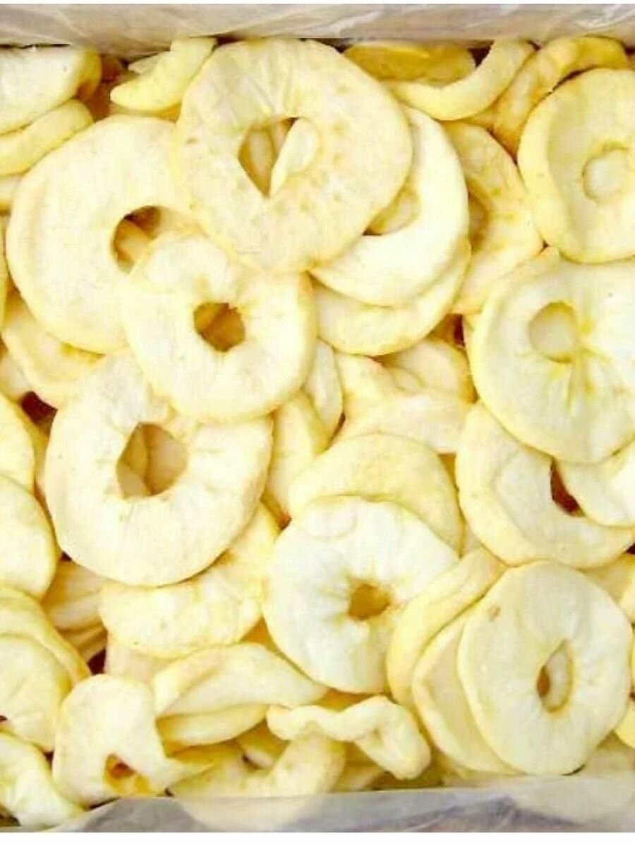 Яблоки вяленые без сахара 250гр