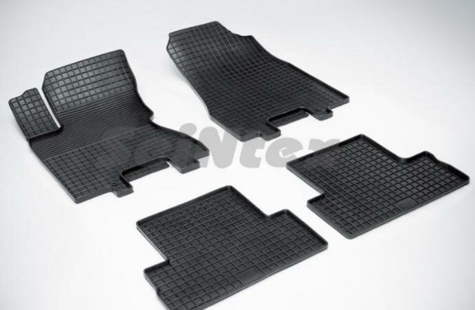 Резиновые коврики Сетка Seintex для NISSAN X-TRAIL 07- (00562)