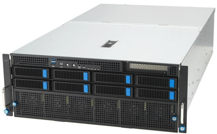 AS9800/pro4U (S92074Ai): 2 x Xeon Silver 4410Y/ 128 Гб/ 2 x 960 Гб SAS SSD/ RAID