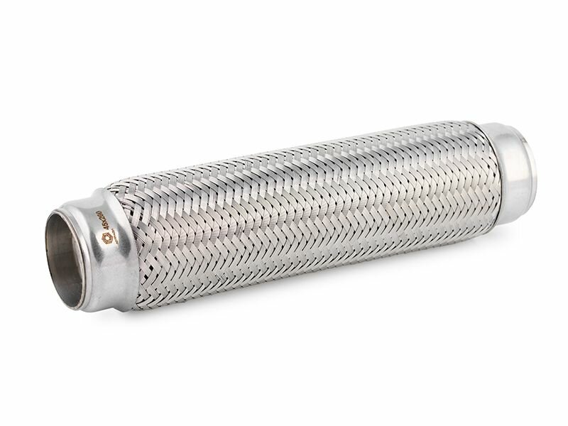 Виброкомпенсатор (Гофра) глушителя 45х260 / Гофра трехслойная выхлопной трубы 45x260