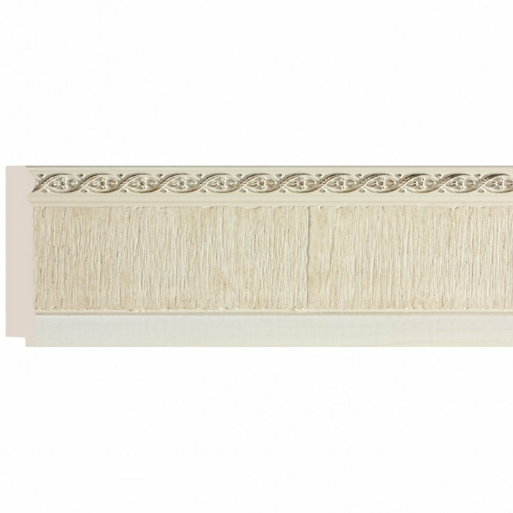 Багет Cosca Плинтус 80 Дуб Беленый 144-6 Д240хШ1.1хВ8 / Коска.