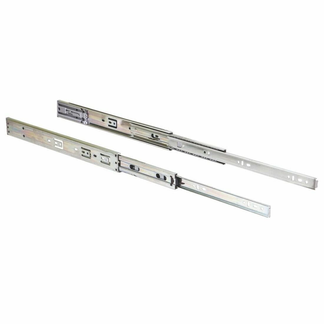 Направляющие для выдвижных ящиков шариковая с системой открытия от нажатия Push-to-open h=45 L-400 AKS PLUS (комплект)