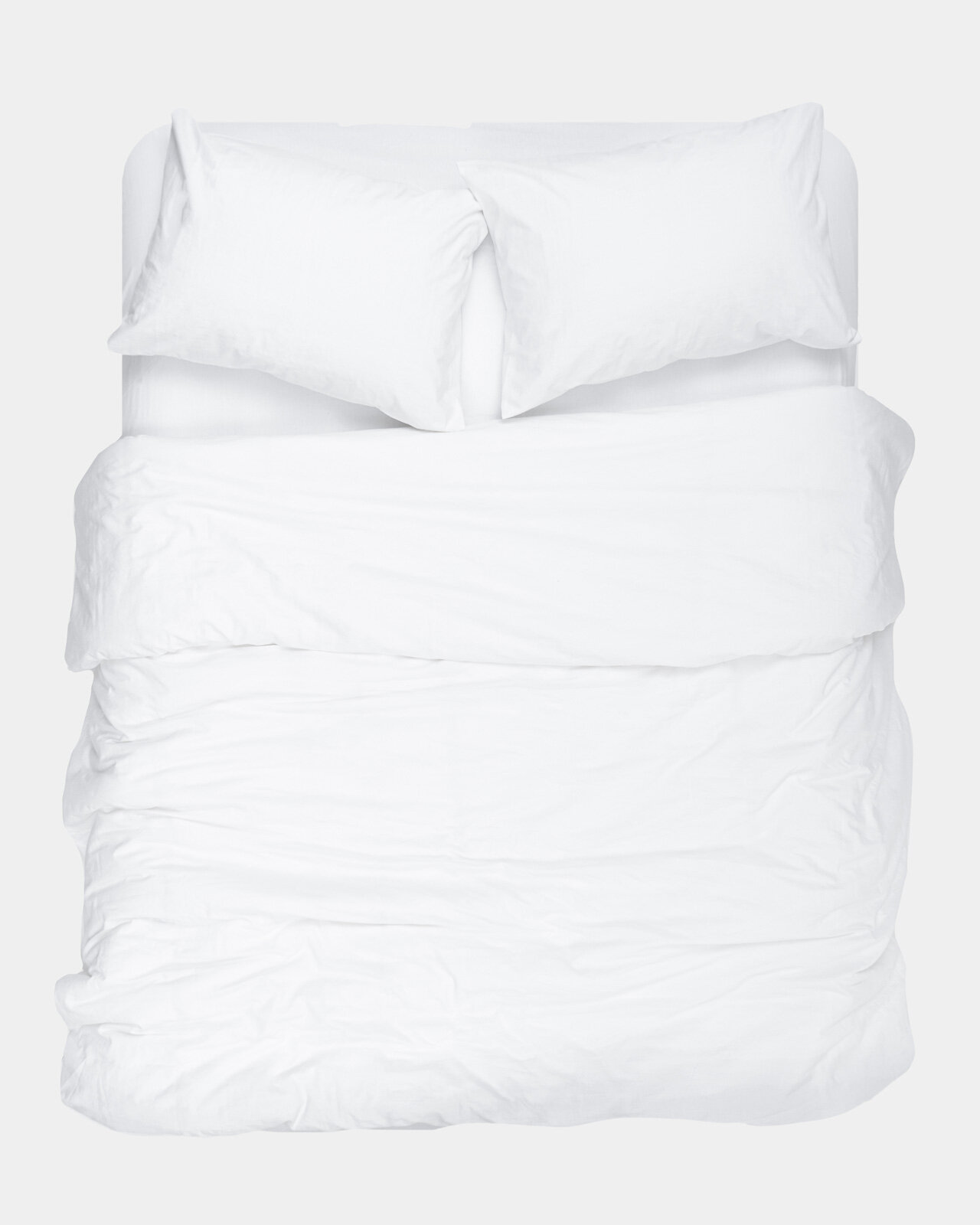 Пододеяльник из вареного хлопка 150х210 см, цвет белый