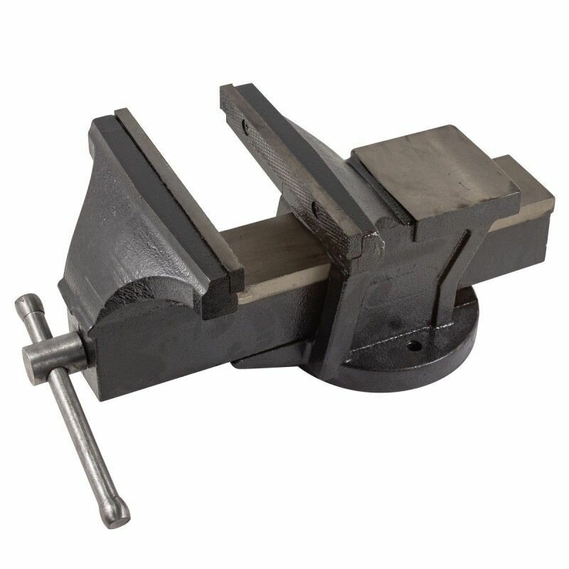 Тиски стальные с наковальней 8"-200 мм Forsage