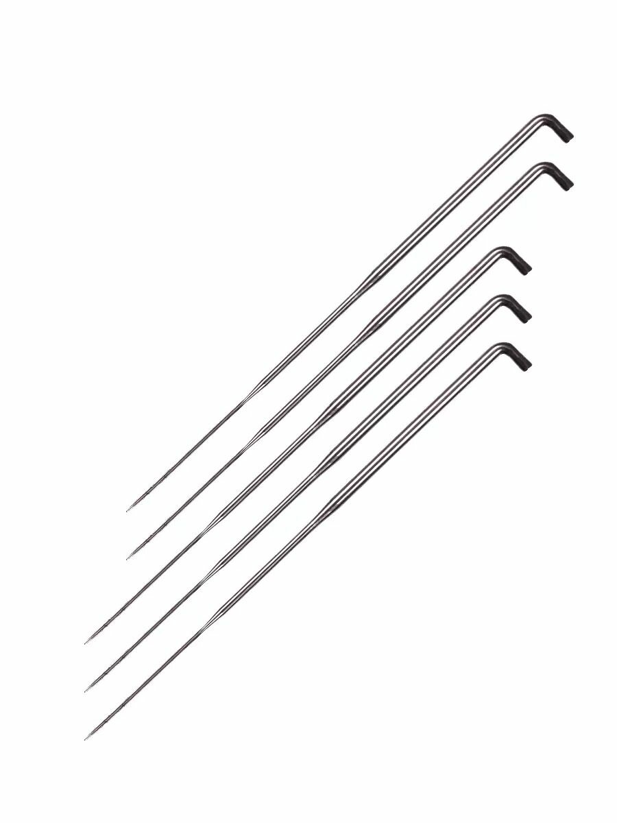 Иглы запасные для валяния (фелтинга) №36 толстые 2 шт №40 тонкие 3 шт. треугольные