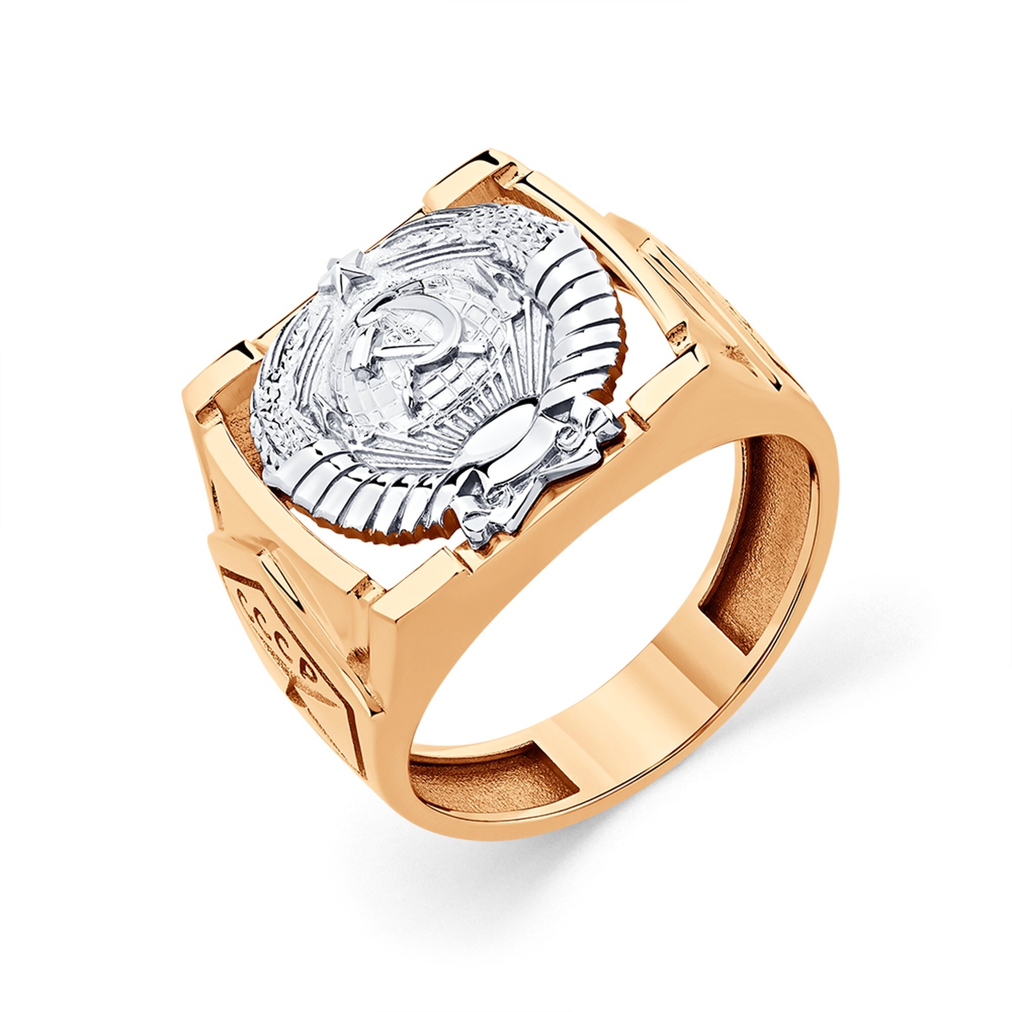 Печатка, красное золото, 585 проба