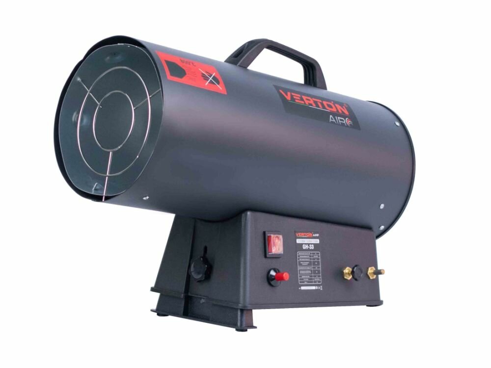 Газовая пушка Verton Air GH-33, мощность 33кВт, регулировка температуры, черная